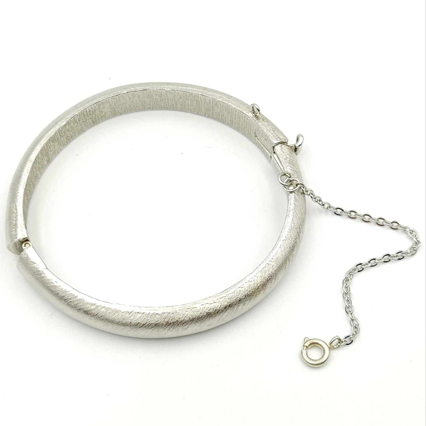 Bracciale rigido Trifari argento